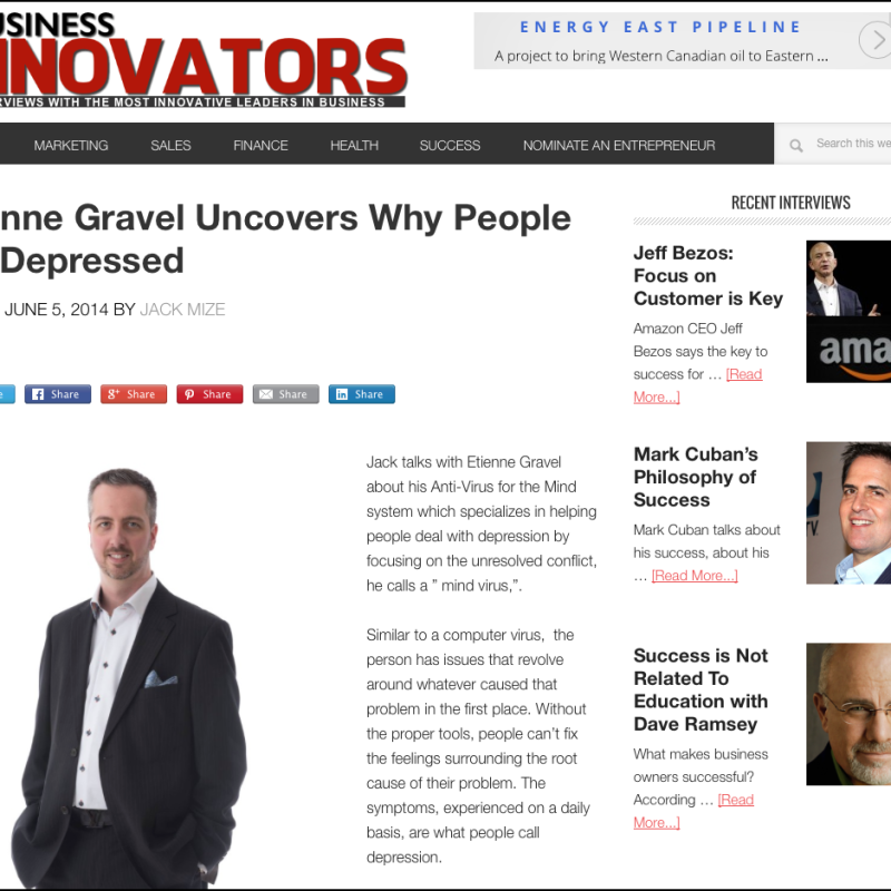 Business Innovators Magazine Article